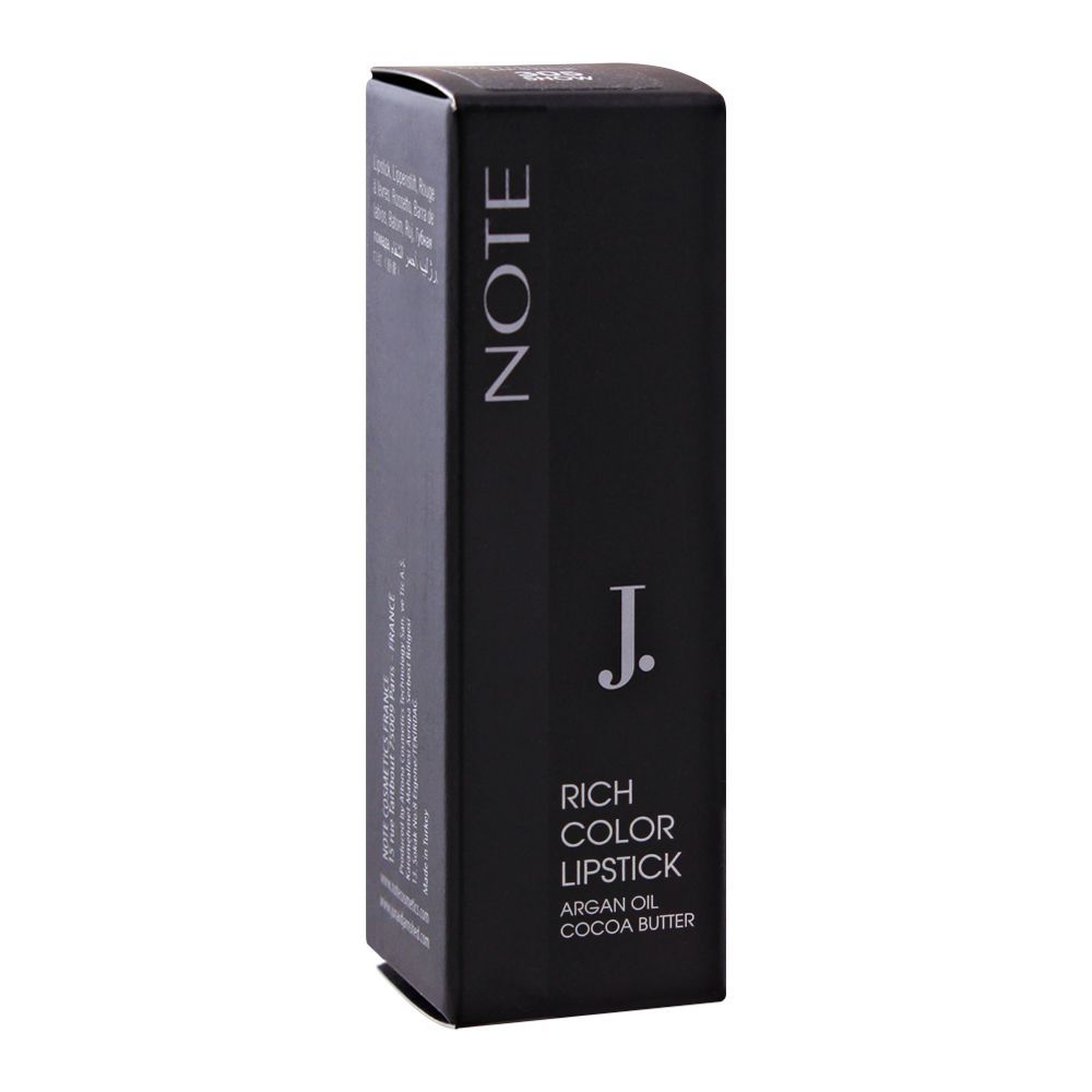 Buy J. Note Rich Color Lipstick, 14 Pink Marble, With Argan Oil ...