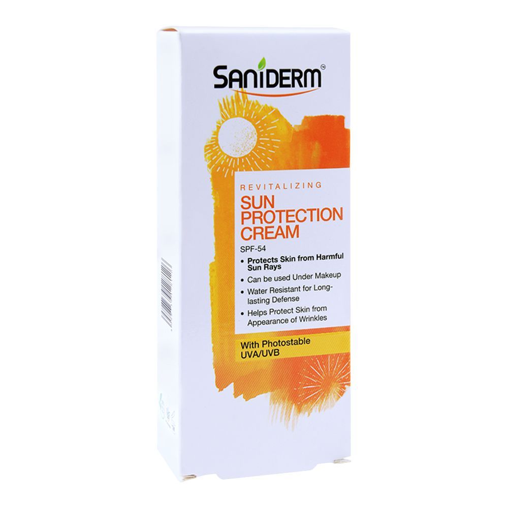 Buy Saniderm Revitalizing SPF 54 Sun Protection Cream, With Photostable ...