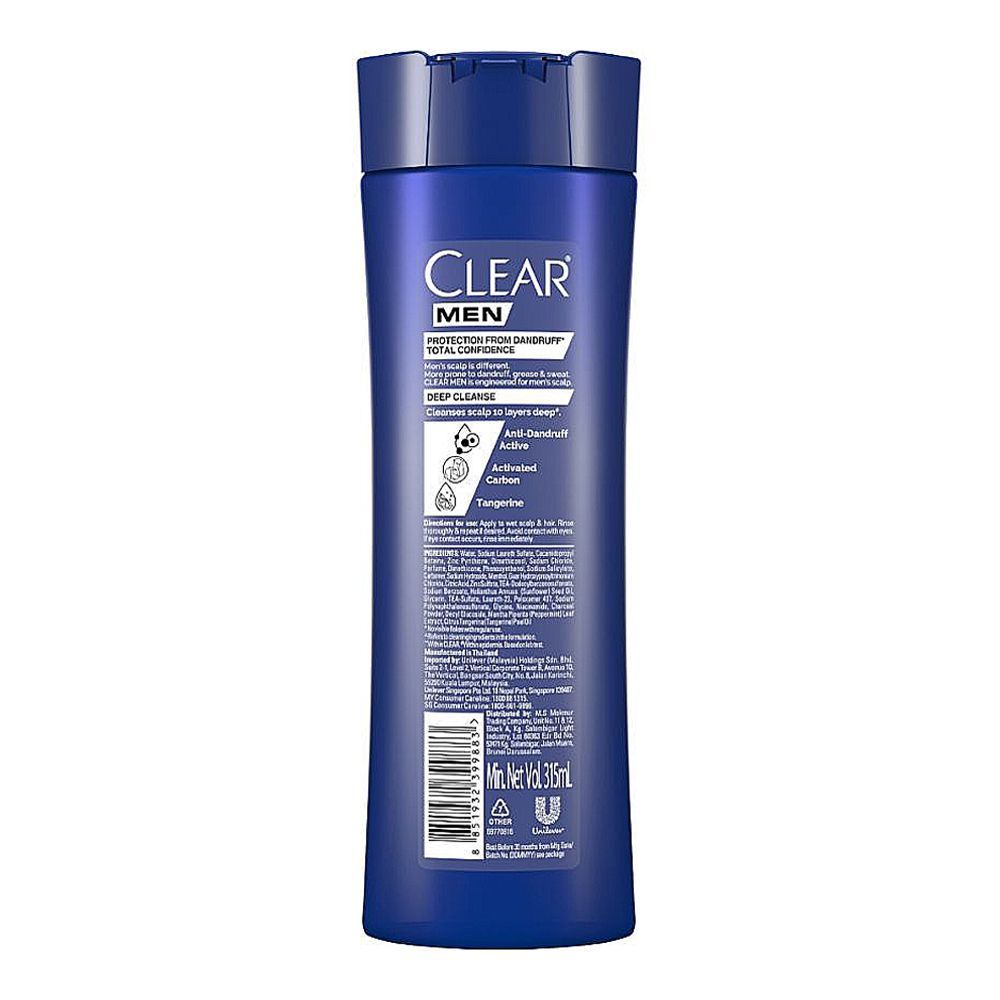 Order Clear Men Anti-Dandruff Deep Cleanse Shampoo, 320ml Online at ...