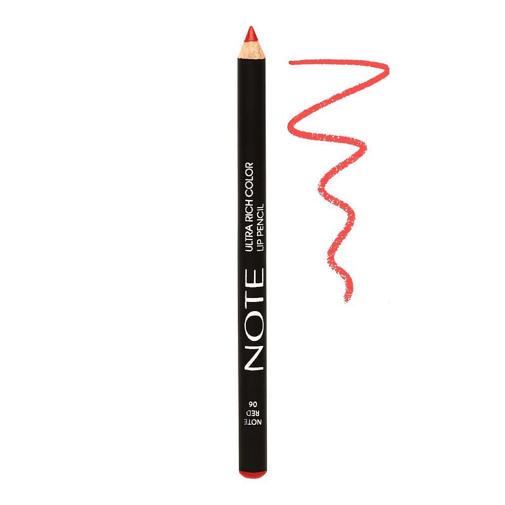 Purchase J. Note Ultra Rich Color Lip Pencil, 06 Note Red Online at ...