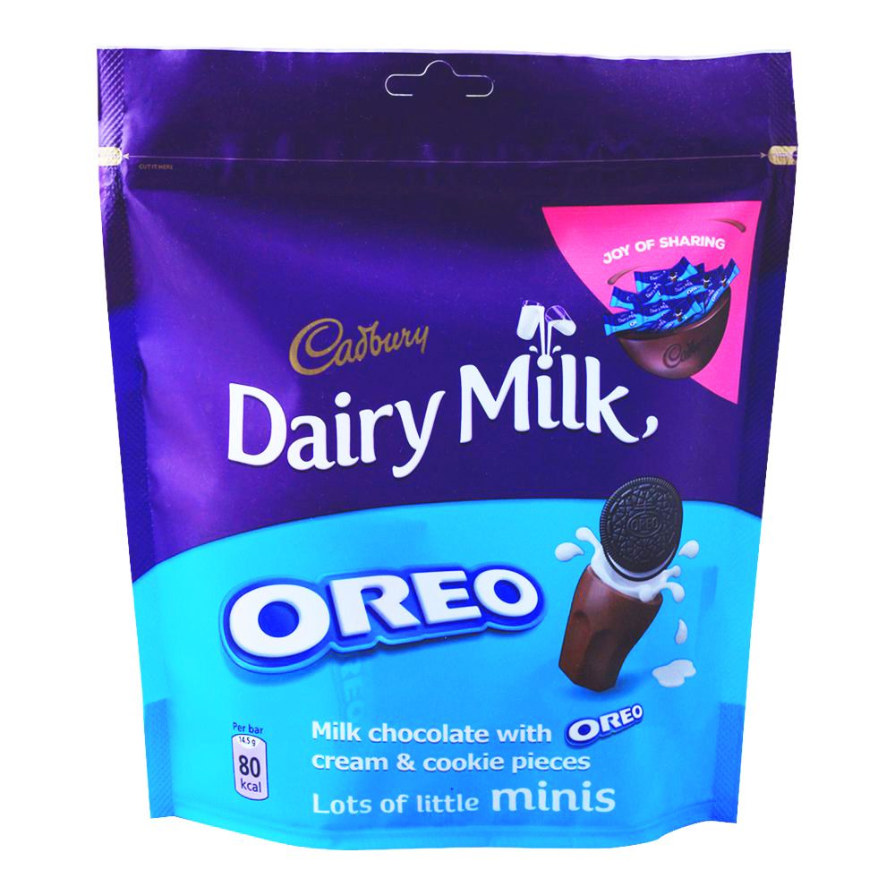 Buy Cadbury Dairy Milk Oreo Mini Bars, 188.5g, Bag Online at Best Price ...