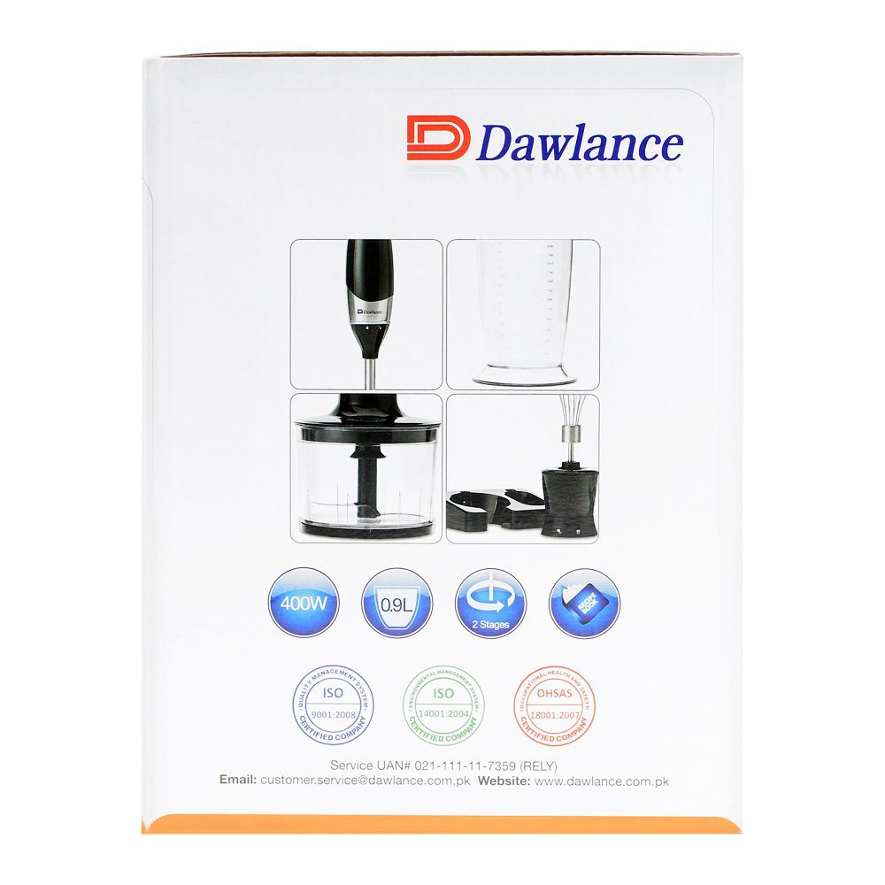 Buy Dawlance Hand Blender, 400W, 2 Stages, DWHB-875 Online at Special Price in Pakistan - Naheed.pk