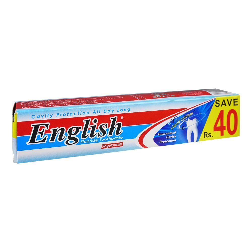 Buy English Regularmint Fluoride Toothpaste, Saver Pack Online at Best ...