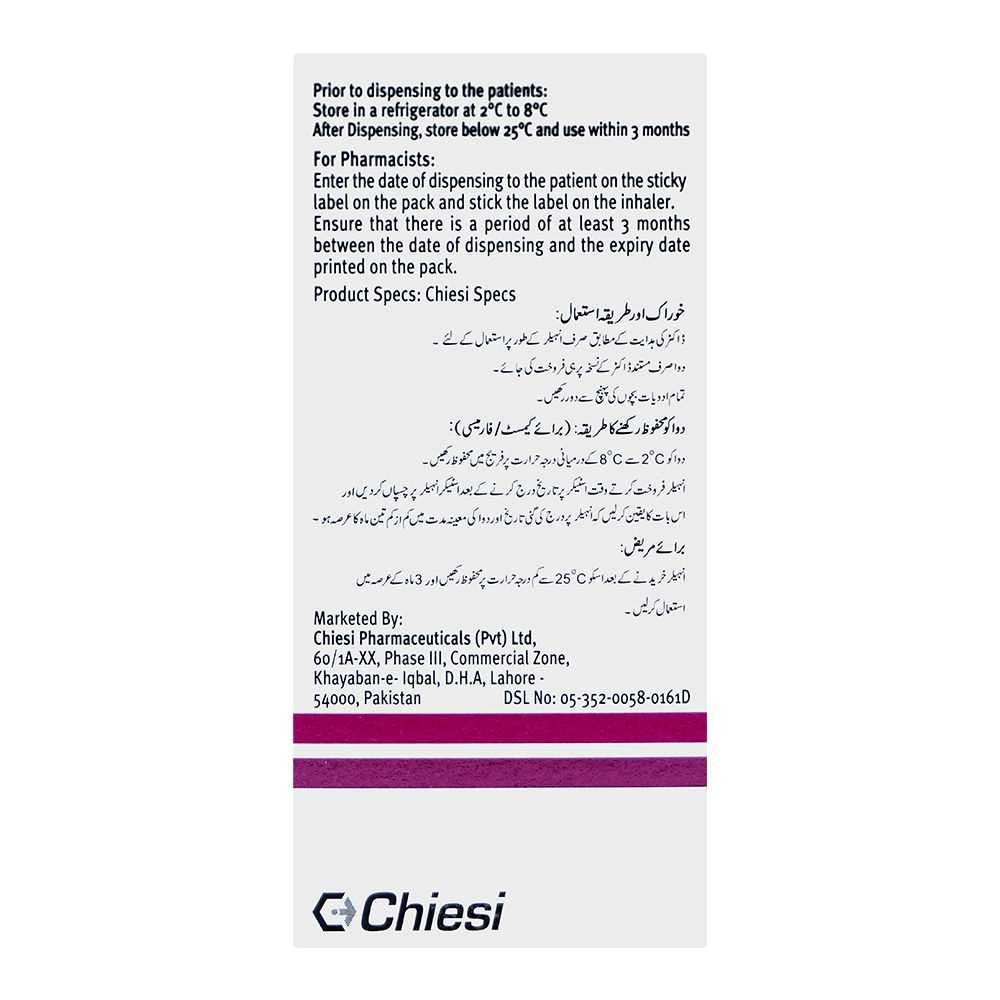 Order Chiesi Pharmaceuticals Foster Inhaler, 100/6mg, 120 Actuations ...