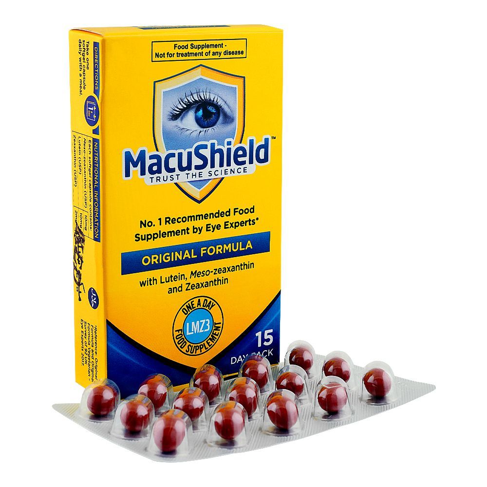 Purchase AGP Pharma MacuShield Capsule, 15-Pack Online at Best Price in ...