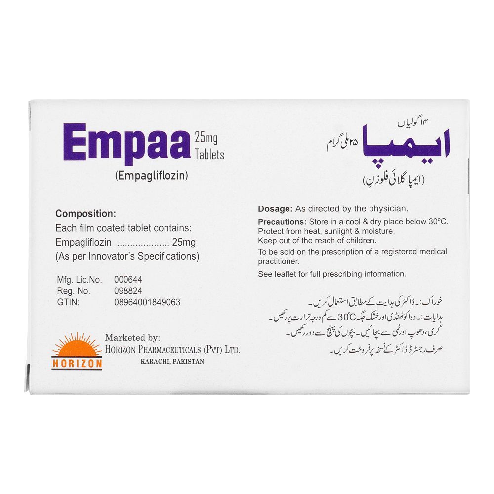 Purchase Horizon Pharma Empaa Tablets, 25mg, 28-Pack Online at Best ...