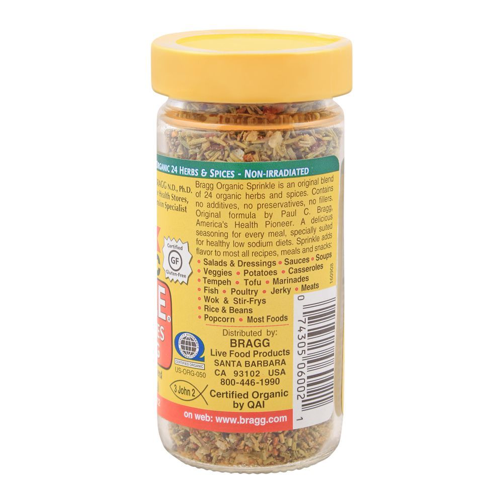 Purchase Bragg Organic Sprinkle, 24 Herbs & Spices Seasoning, 42.5g ...