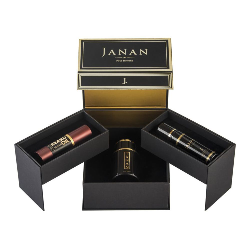 Buy Junaid Jamshed J. Janan Gold Pour Homme For Men Set, Eau De Parfum ...