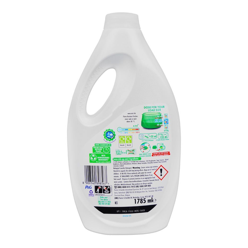 Buy Ariel Liquid Original, 51 Washes, XL Mega Pack, Stain Removal Even ...