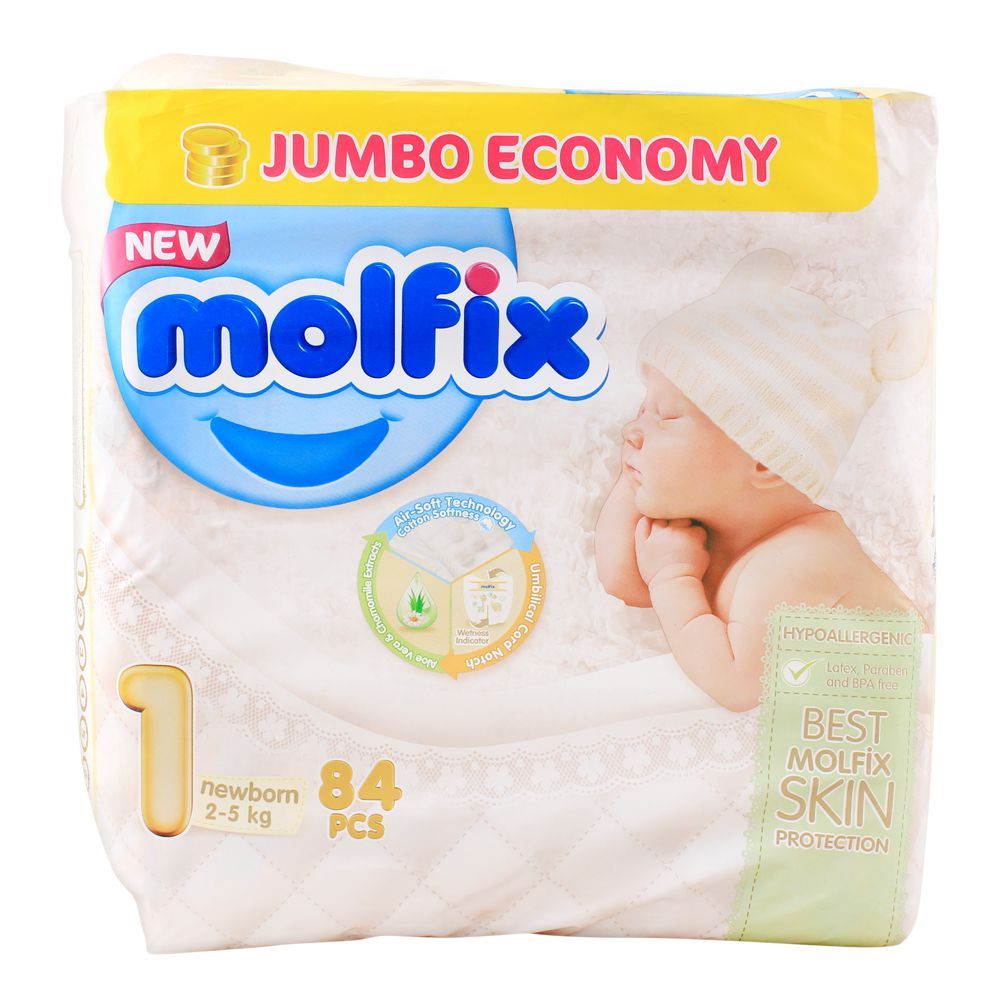 Buy Molfix No. 1 Newborn, 2-5.jpg KG, 84-Pack Online at Special Price ...