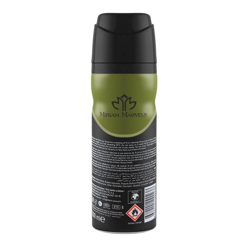Order Miriam Marvels Fresh Bite For Men Deodorant Body Spray, 200ml ...