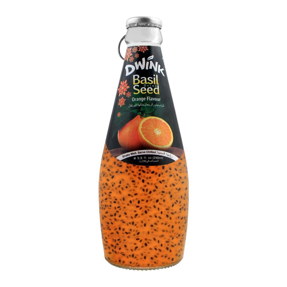 Order Dwink Basil Seed Drink Orange Flavor, 290ml Online at Best Price ...