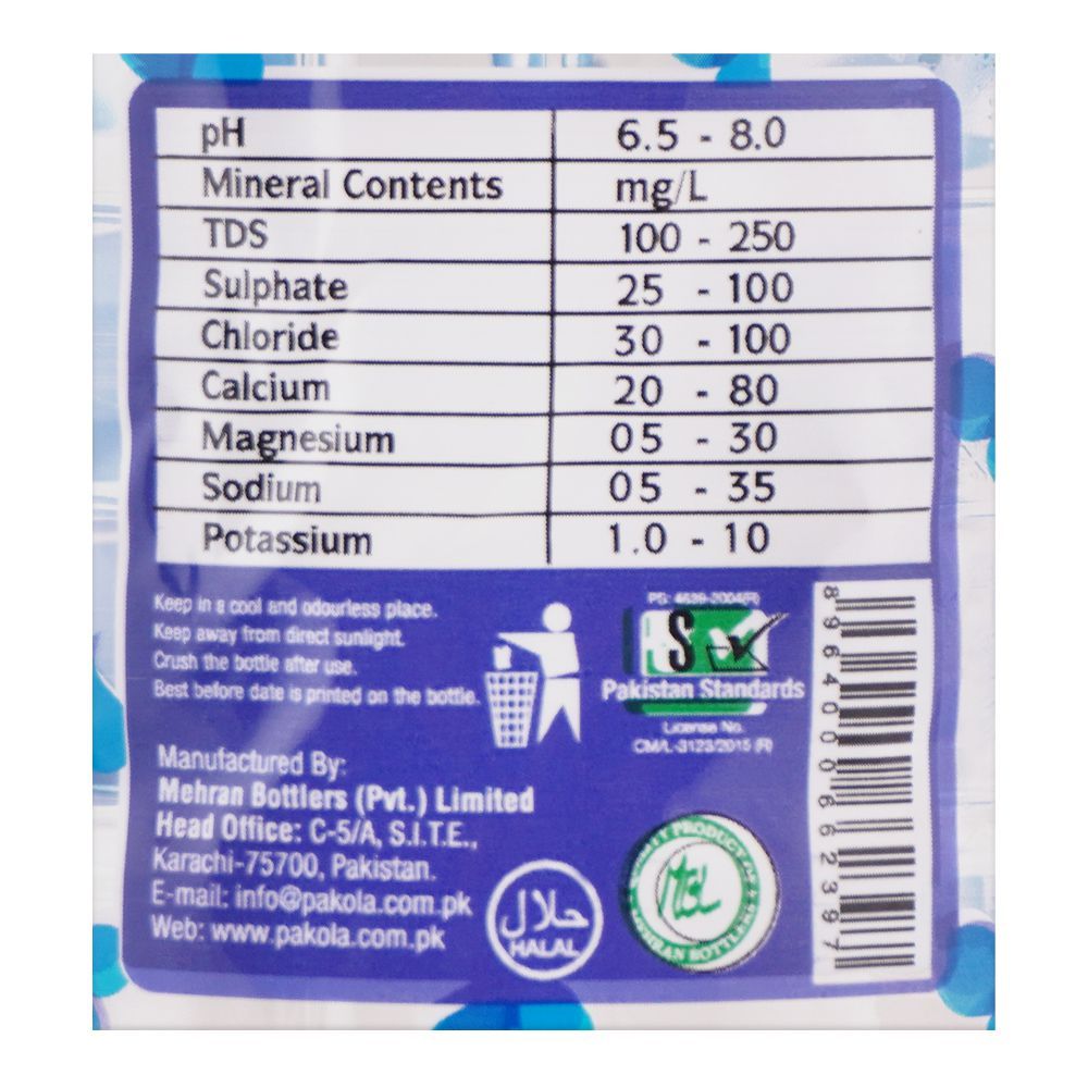 Order Pakola Mineral Water, 1.5 Liter Online at Best Price in Pakistan ...