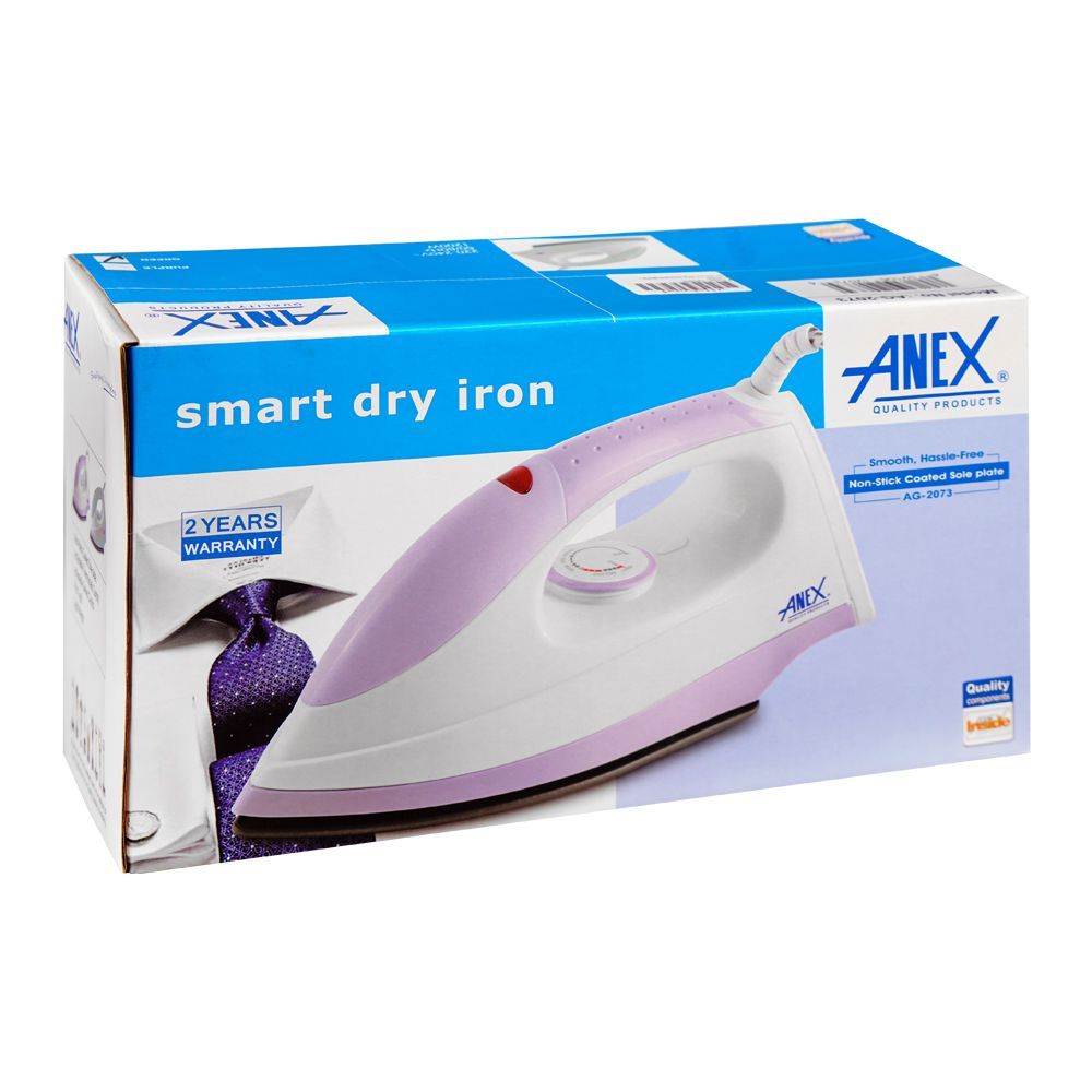 Purchase Anex Smart Dry Iron, 1200W, Green & White, AG-2073 Online at ...
