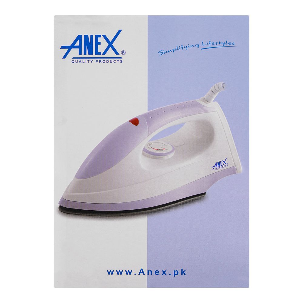 Purchase Anex Smart Dry Iron, 1200W, Green & White, AG-2073 Online at ...