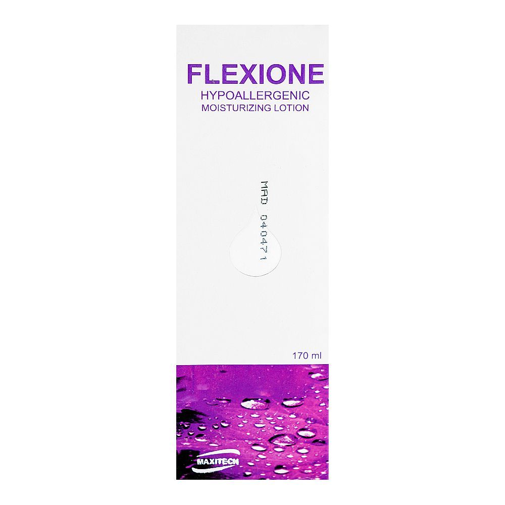 Flexione Hypoallergenic Moisturizing Lotion, Paraben free, Non Greasy ...