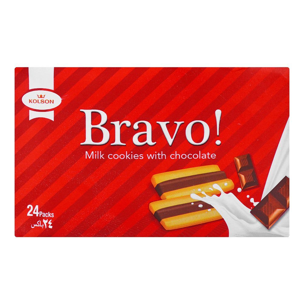 Buy Kolson Bravo Milk Cookies With Chocolate, Biscuits Tikky Pack ...
