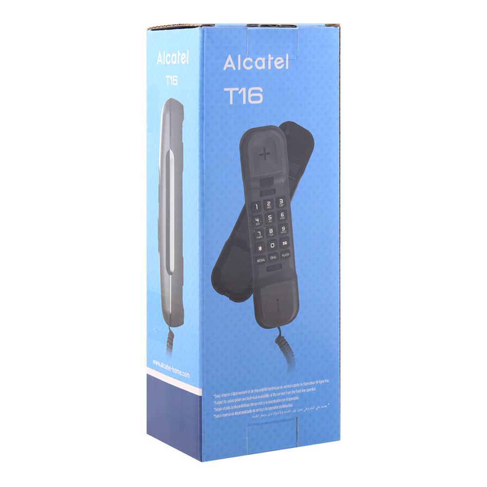 Buy Alcatel Corded Landline Telephone, Black, T16 EX Online at Best ...
