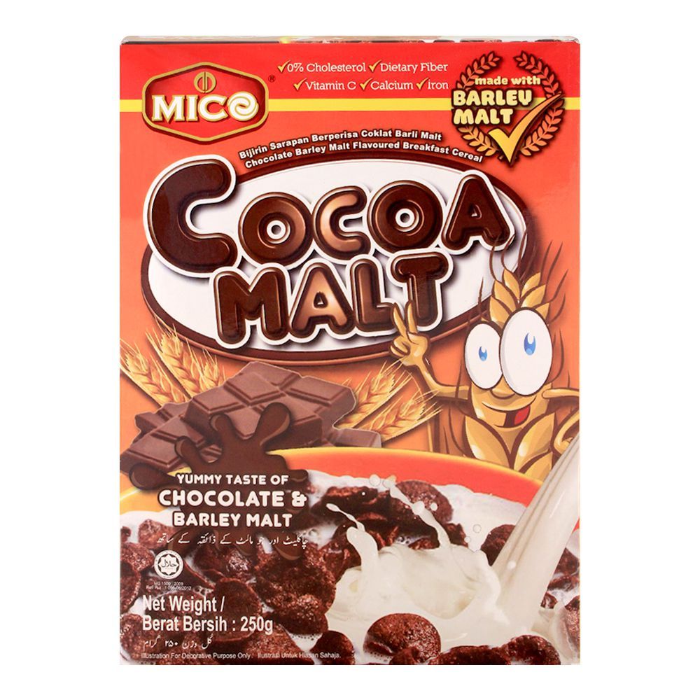 Purchase Mico Cocoa Malt Cereal, Chocolate & Barley, 250g Online at ...