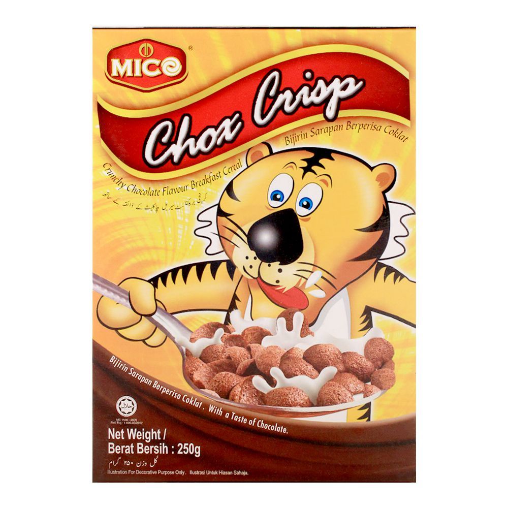Purchase Mico Chox Crisp Cereal, Crunchy Chocolate Flavour, 250g Online ...