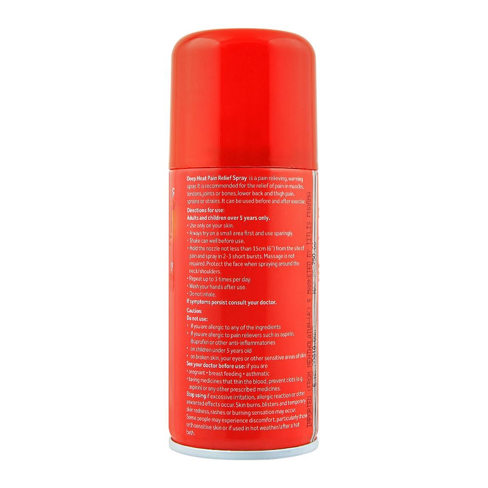 Purchase Deep Heat Pain Relief Spray, 150ml Online at Best Price in ...