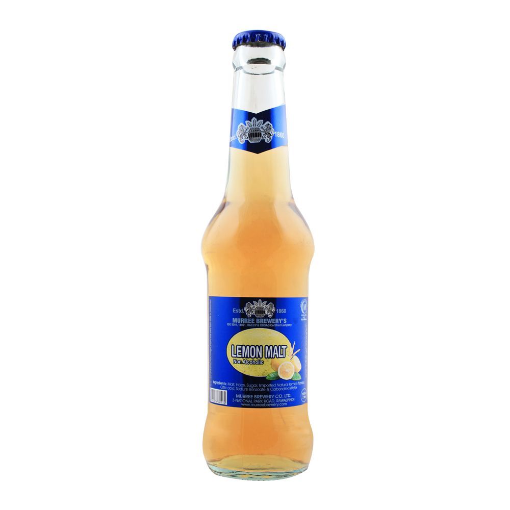 Buy Muree Brewery Lemon Malt, Non-Alcoholic, Bottle, 300ml Online at ...