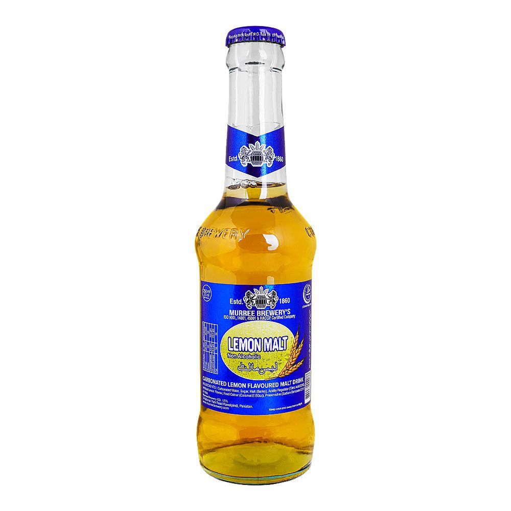 Buy Muree Brewery Lemon Malt, Non-Alcoholic, Bottle, 300ml Online at ...