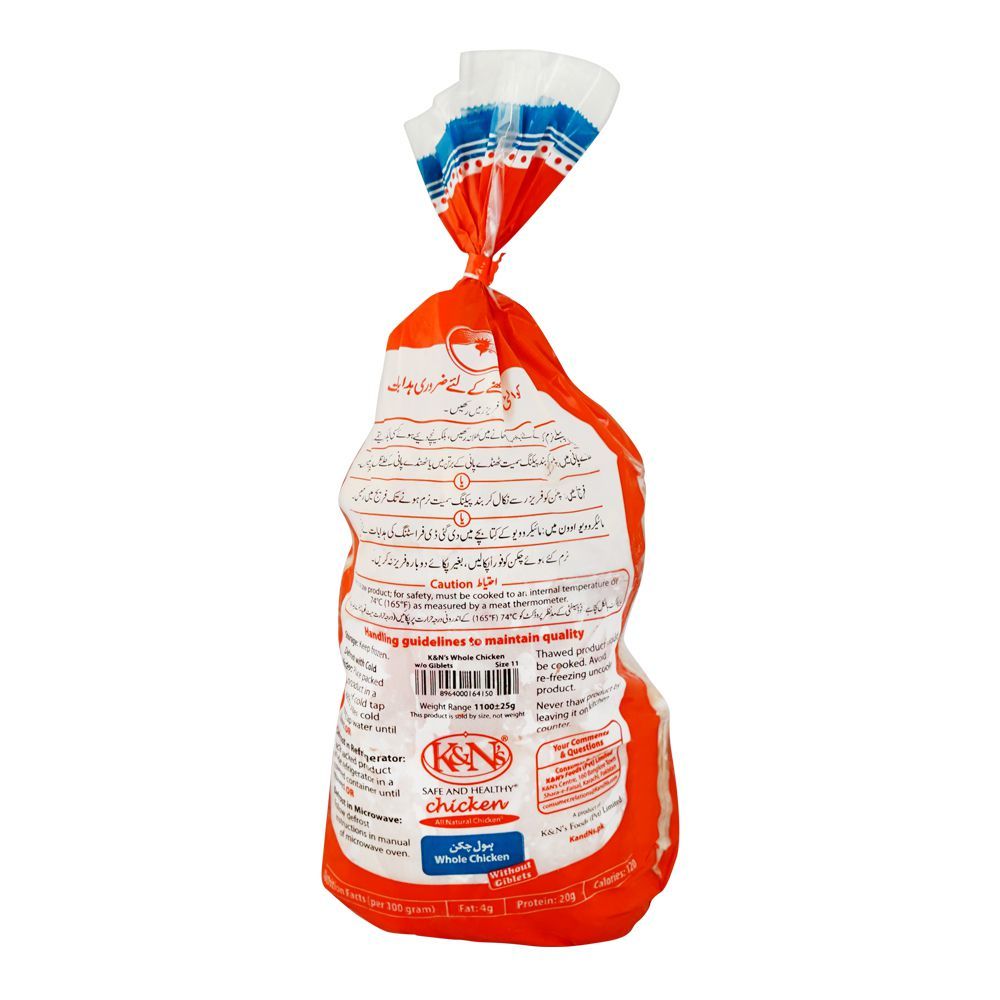 Order K&N's Whole Chicken Without Giblet-11, 1.1 KG Online at Best ...