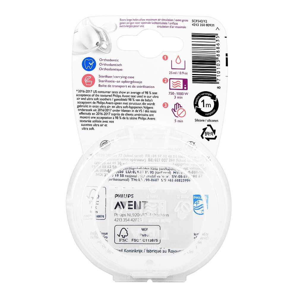 Order Avent Ultra Air Sensitive Skin Soother, 6-18m, SCF, 542/12 Online ...