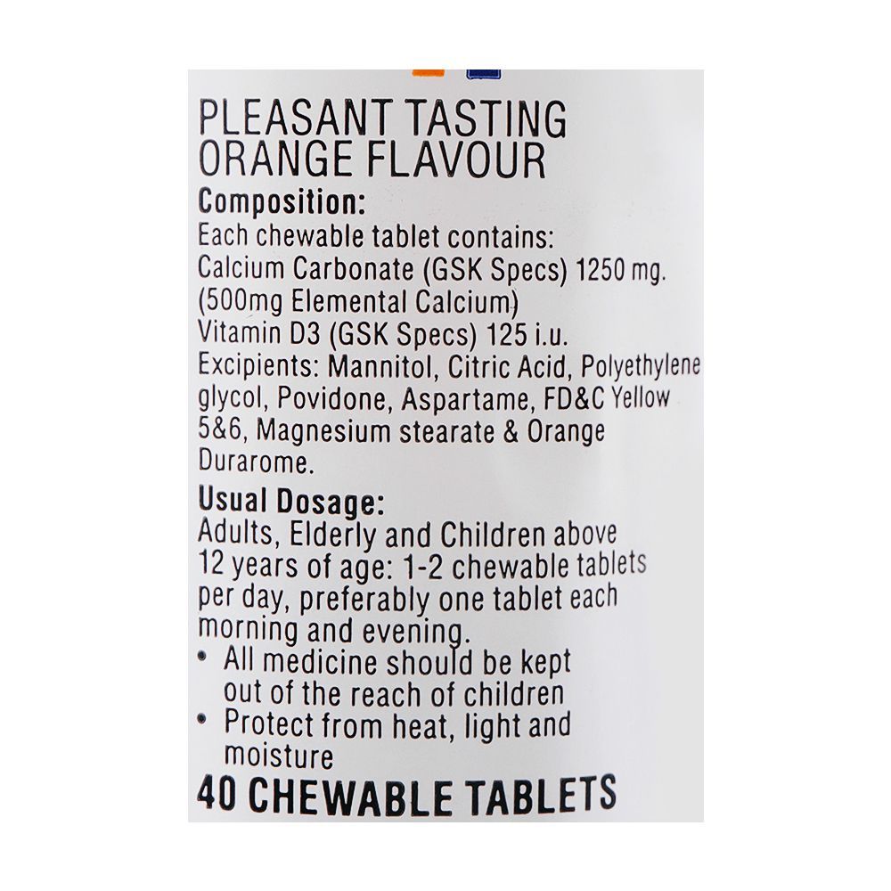 Purchase GSK Qalsium-D Tablet, Sugar-Free, 40-Pack Online at Special ...