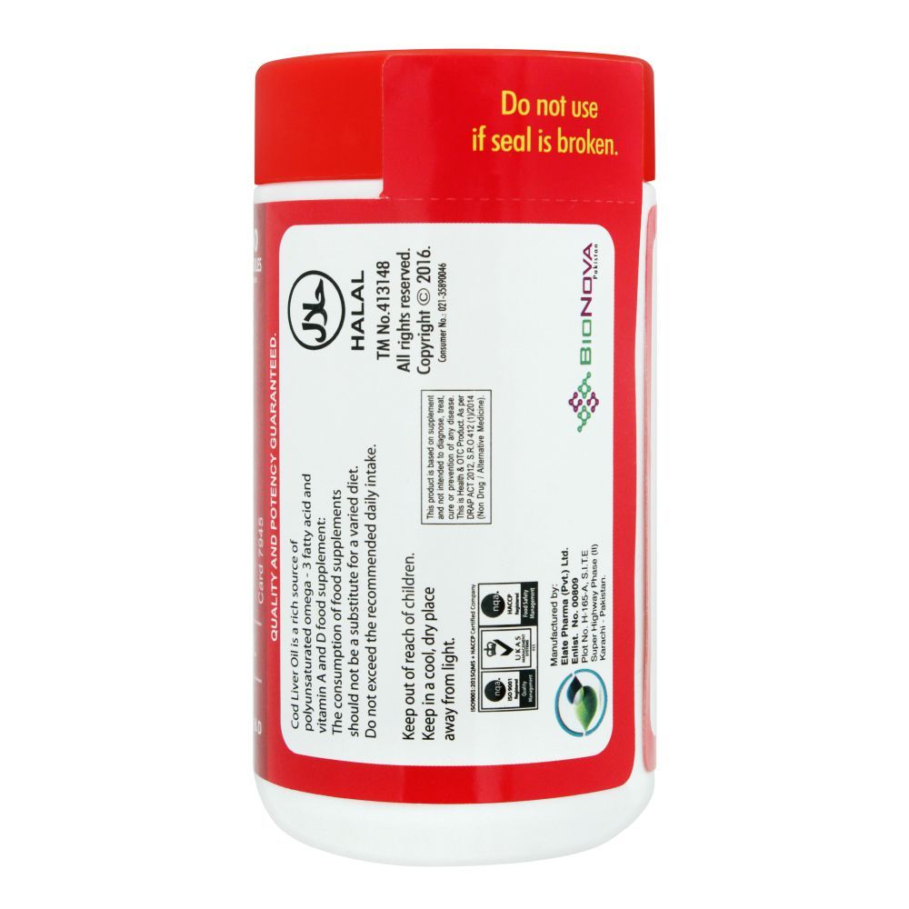 Purchase Sea Gold COD Liver Oil, 500g, 60 Capsules Online at Special ...