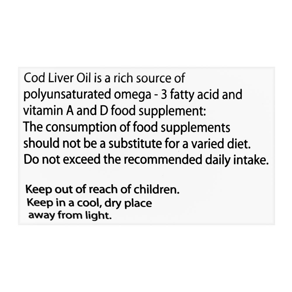 Purchase Sea Gold COD Liver Oil, 500g, 60 Capsules Online at Special ...