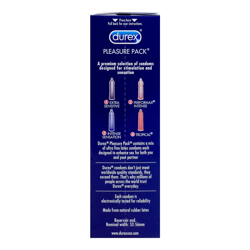 Purchase Durex Light My Fire Pleasure Pack Condom, 12-Pack Online at ...