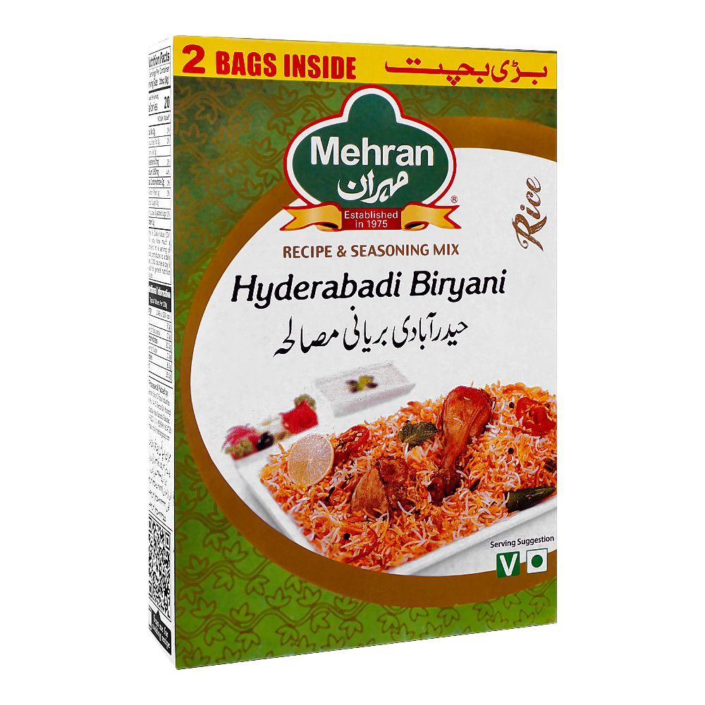 Purchase Mehran Recipe Hyderabadi Biryani Masala, 100g Online at ...