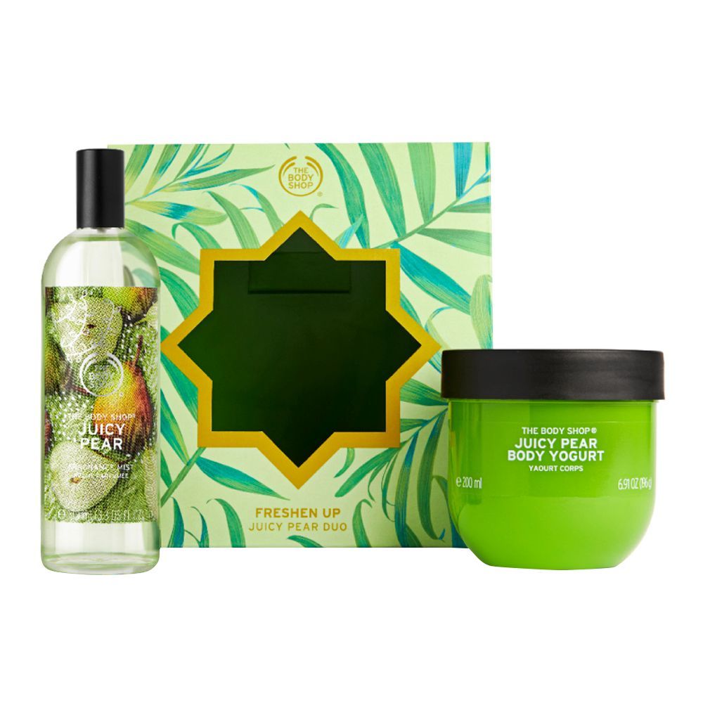Buy The Body Shop Freshen Up Juicy Pear Duo Gift Set, Body Yogurt ...