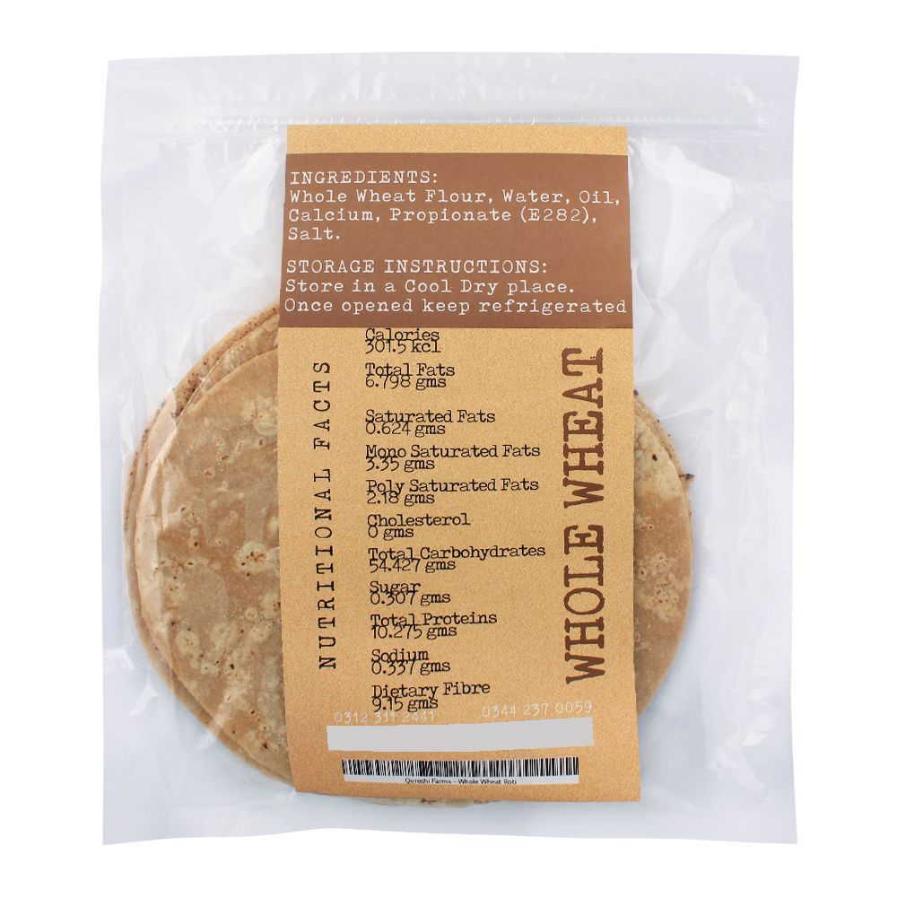 Order Qureshi Farms Home Made Whole Wheat Roti Online at Special Price ...
