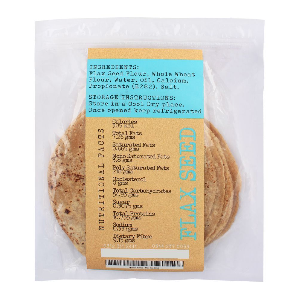 Purchase Qureshi Farms Home Made Flax Seed Roti Online at Best Price in ...