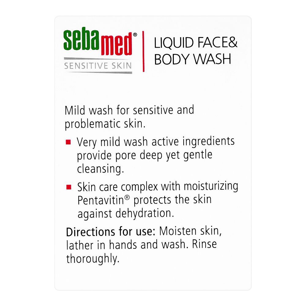 Order Seba Med Liquid Face & Body Wash, Sensitive Skin, 200ml Online at ...