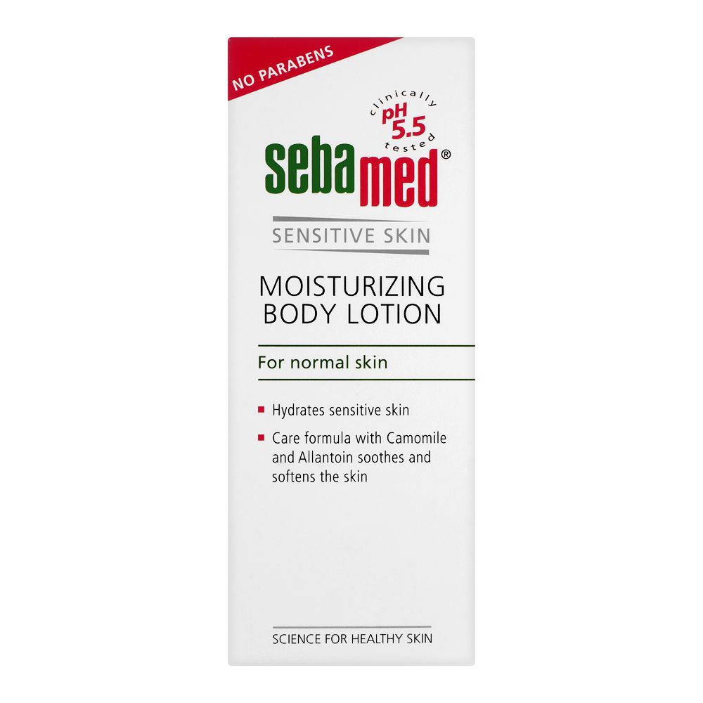 Buy Seba Med Sensitive Skin Moisturizing Body Lotion, For Normal Skin ...
