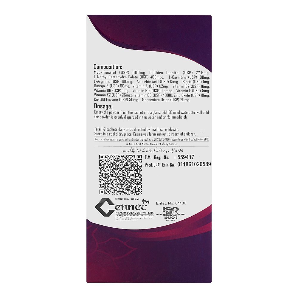 Gennec Health Sciences Macfem Plus, For Women Of Reproductive Age, 30 ...