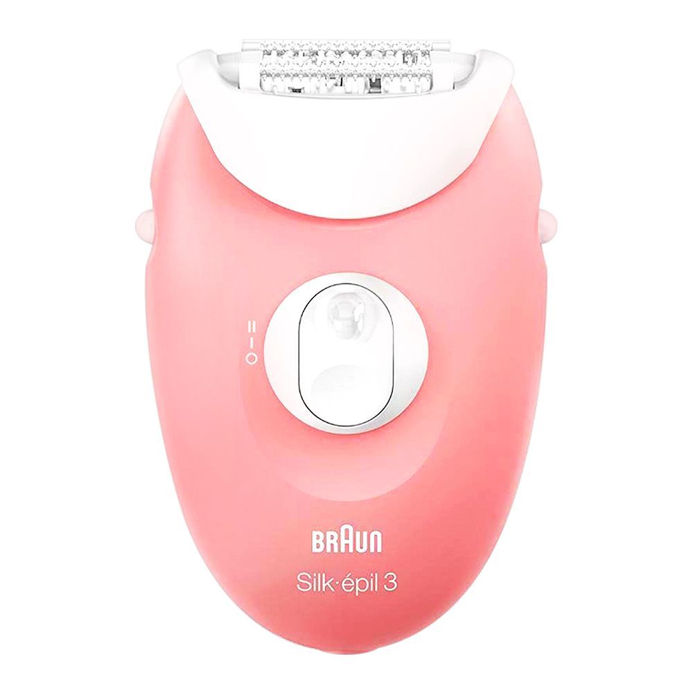 Buy Braun Silk Epil 3 Legs & Body Epilator, White/Pink, 3440 Online at ...