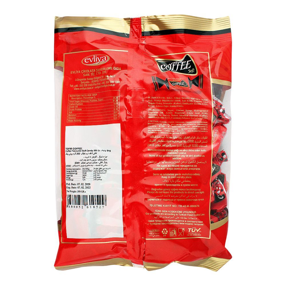 Order Evliya Coffee Soft Candy, 350g Pouch Online at Special Price in ...