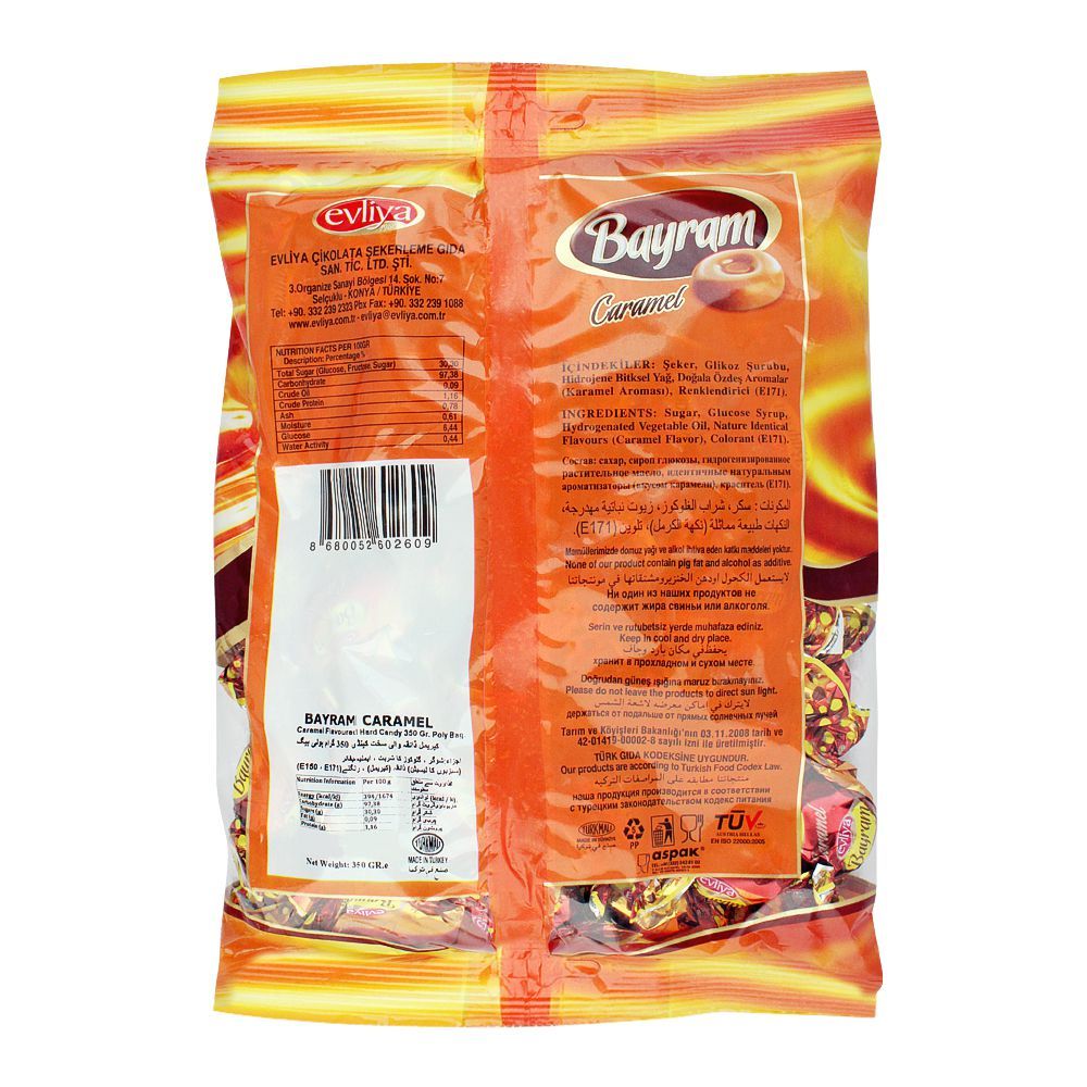 Buy Evliya Bayram Caramel Candy, 350g Pouch Online at Special Price in ...
