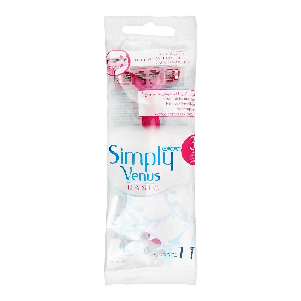 Purchase Gillette Simply Venus 3 Basic Disposible Razor Online at Best ...
