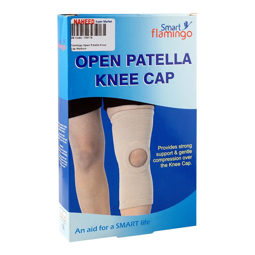 Smart Flamingo Open Patella Knee Cap, Medium