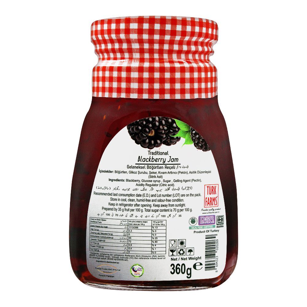 Buy Turk Farms Blackberry Jam, 360g Online at Best Price in Pakistan ...