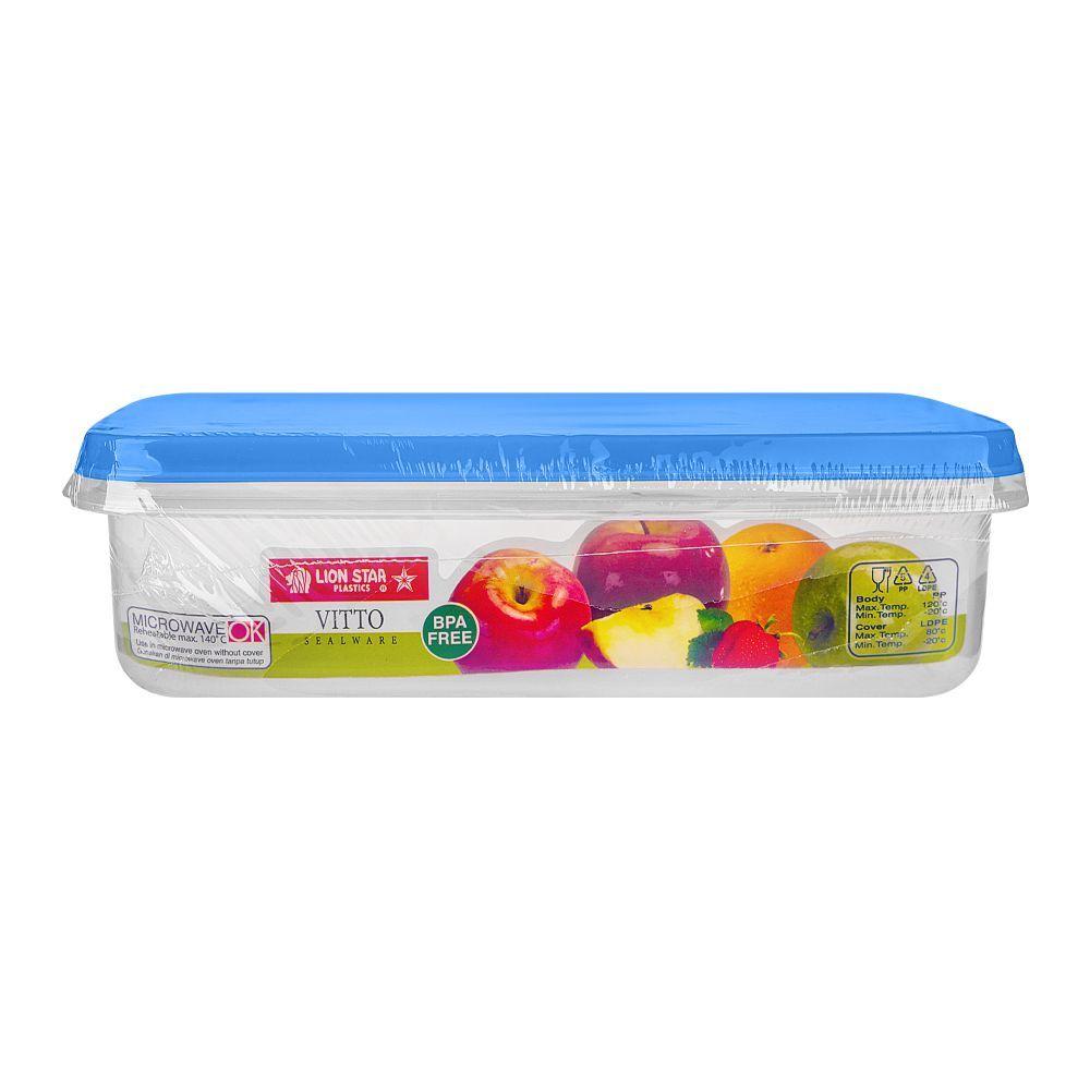 Order Lion Star Plastic Vitto Sealware Food Container, 950ml, Blue, VT-5 Online at Best Price in ...