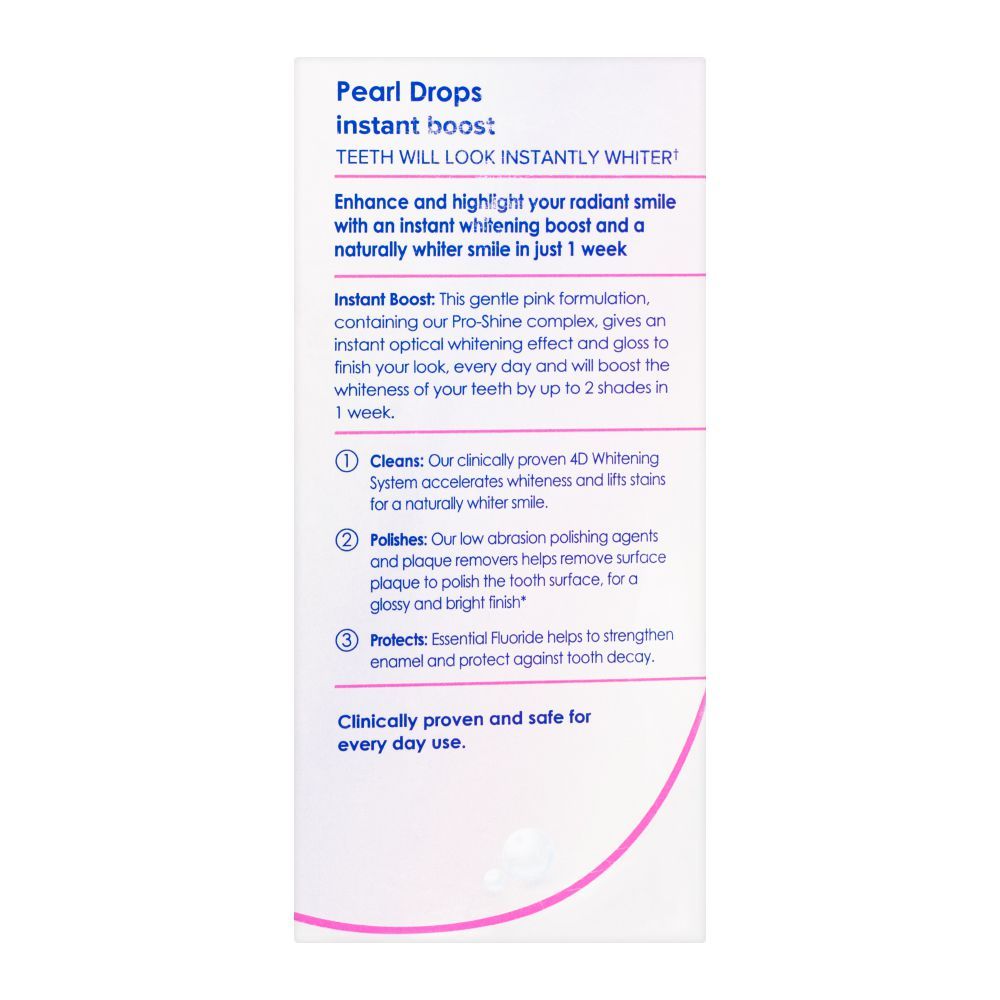 Order Pearl Drops Daily Whitening Instant Boost Toothpaste, 50ml Online ...
