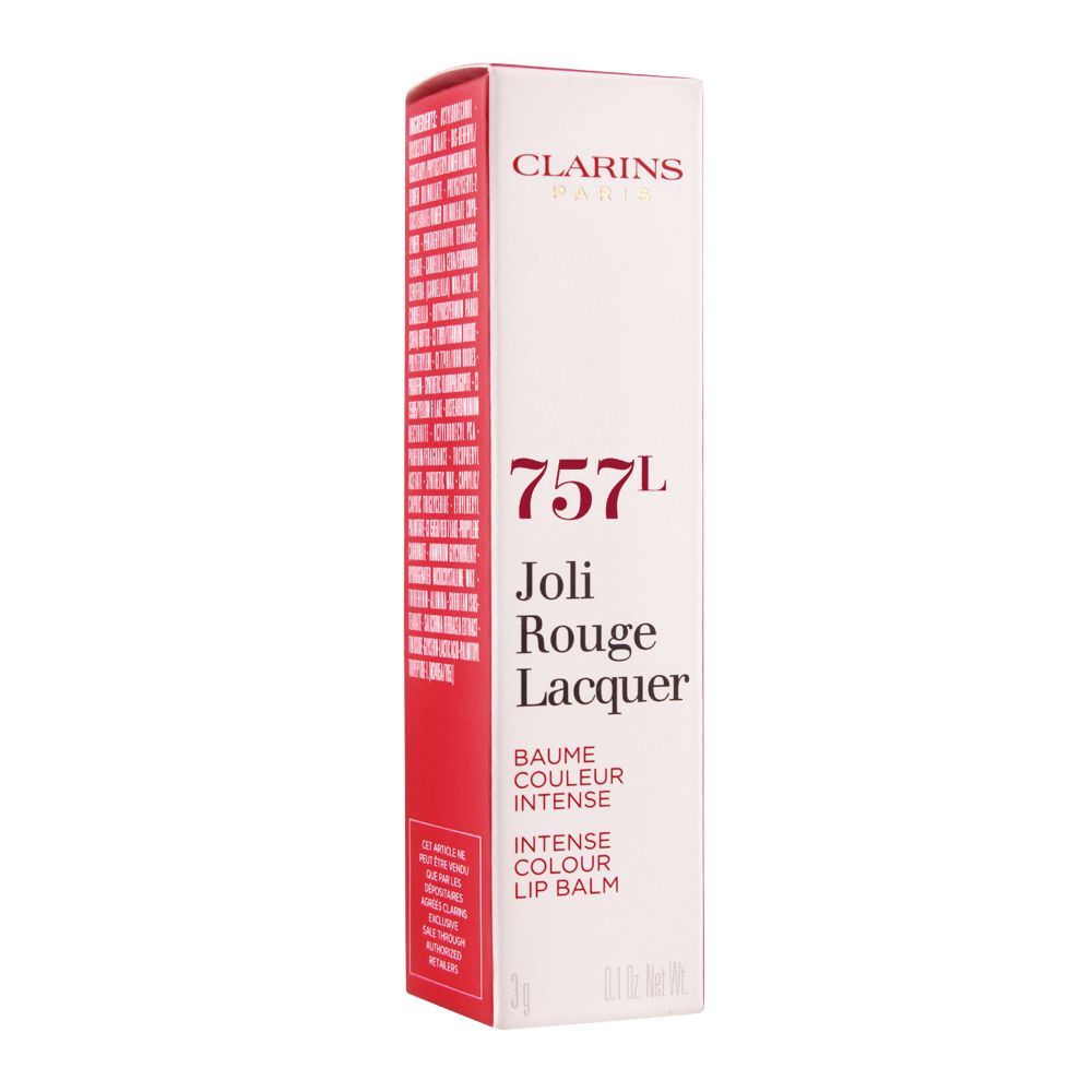 Order Clarins Paris Joli Rouge Lacquer Intense Colour Lip Balm, 757L ...