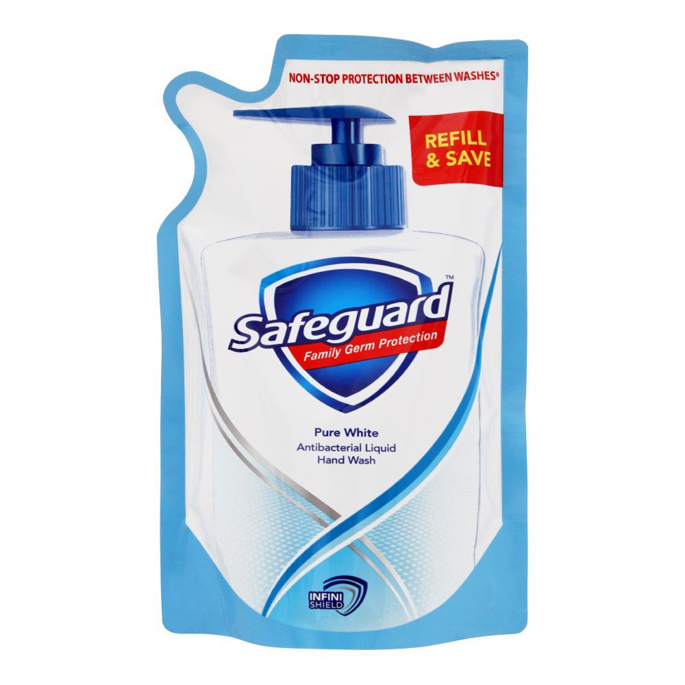 Purchase Safeguard Pure White Hand Wash, Refill Pouch, 375ml Online at ...